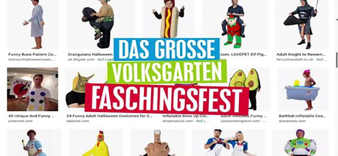Das große Volksgarten Faschingsfest! - Vienna Würstelstand