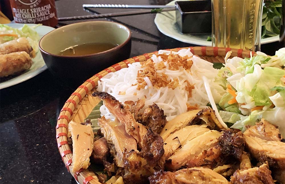 Their pho and Vietnamese BBQ tastes just as good as this edgy eatery looks